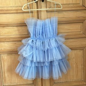 Mable | Dresses | Mable Baby Blue Tulle Cocktail Dress | Poshmark